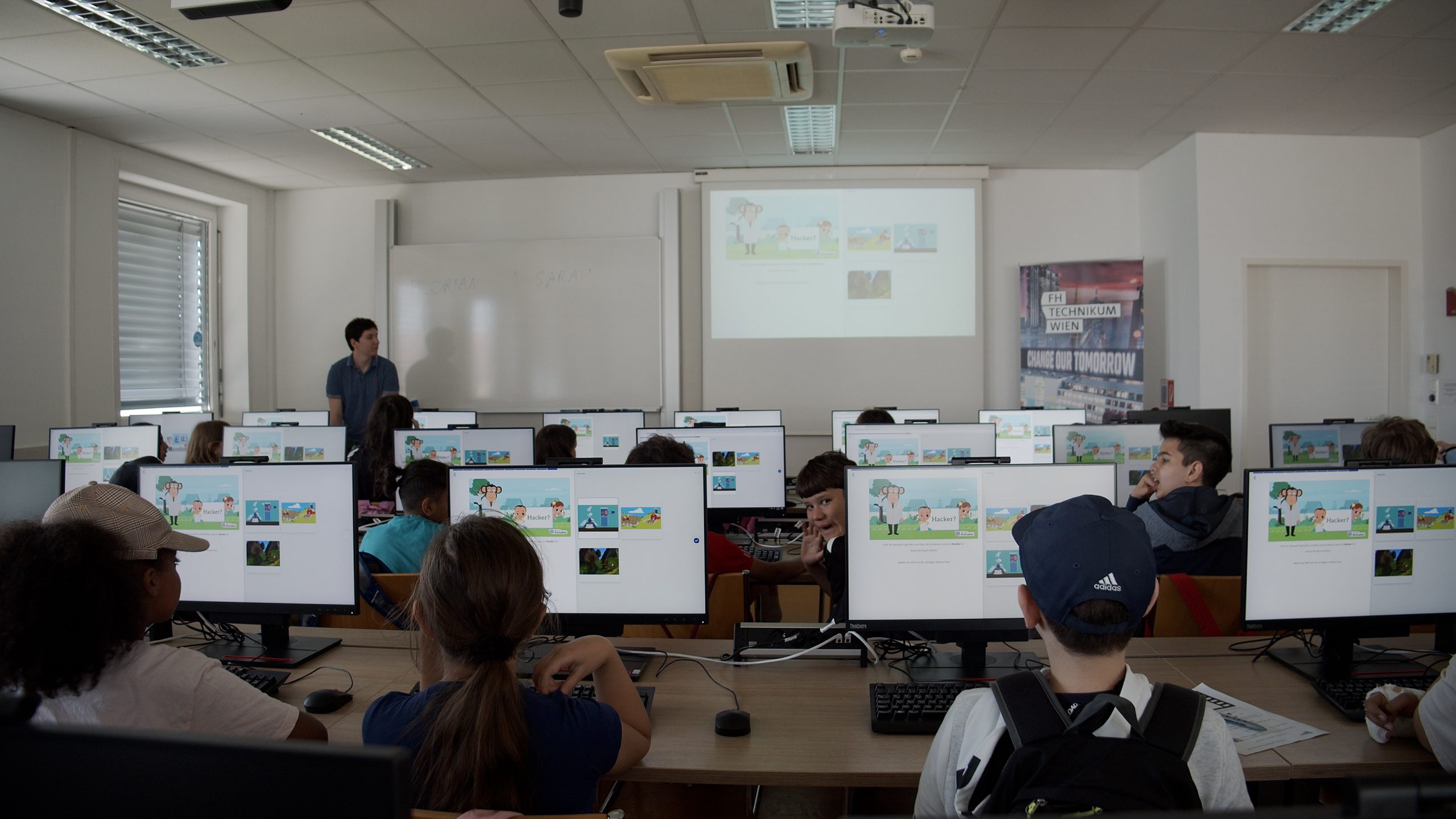 Workshop für Volksschulen: "Internet sicher nutzen" | FH Technikum Wien